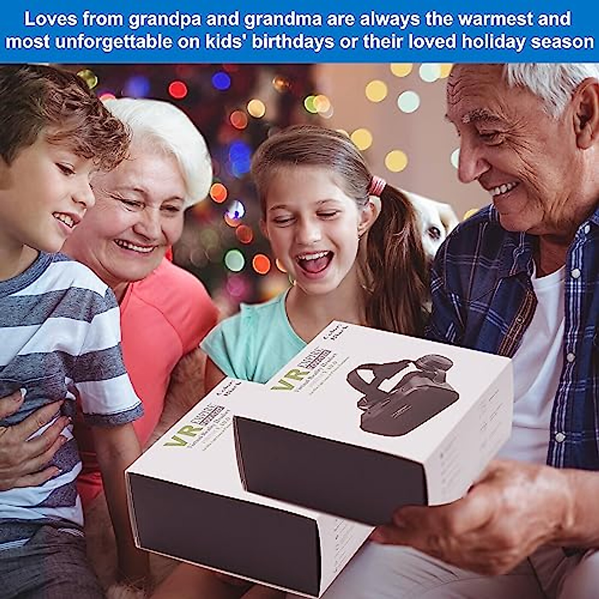 Virtual Reality headsets 3D Glasses Helmets VR Goggles VR Headsets for Phone Cell Phone for TV Movies Video Games Compatible to iOS Android Support 4.7” to 7.3” Mobile Screen with Controller (BR100)