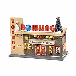 Department 56 A Christmas Story Village Hohman Lanes Bowling Lit Building, 5.75 Inch, Multicolor