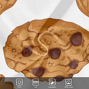 JHKKU Chocolate Chip Cookies Long Sleeve Bodysuits Baby Boys Girls 100% Cotton Newborn Infant Neutral Outfits Jumpsuit 6 Months