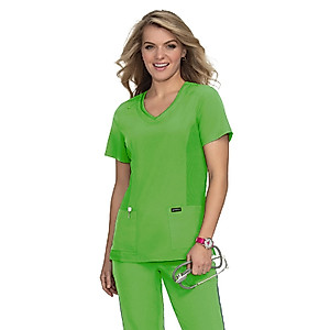 KOI Planet 1034 Women's Longevity Top Green Tea 3XL