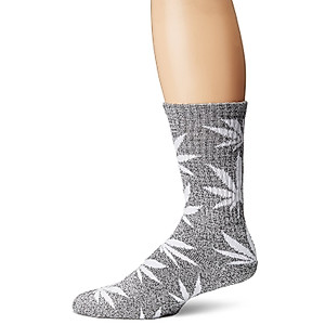 Athletic Sports High Crew Socks for Men Women Leaf Cotton Sock(4 Pairs Mix Color)