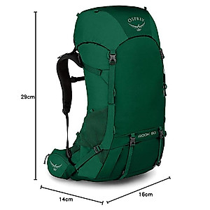 Osprey Rook 50L Men's Backpacking Backpack, Mallard Green