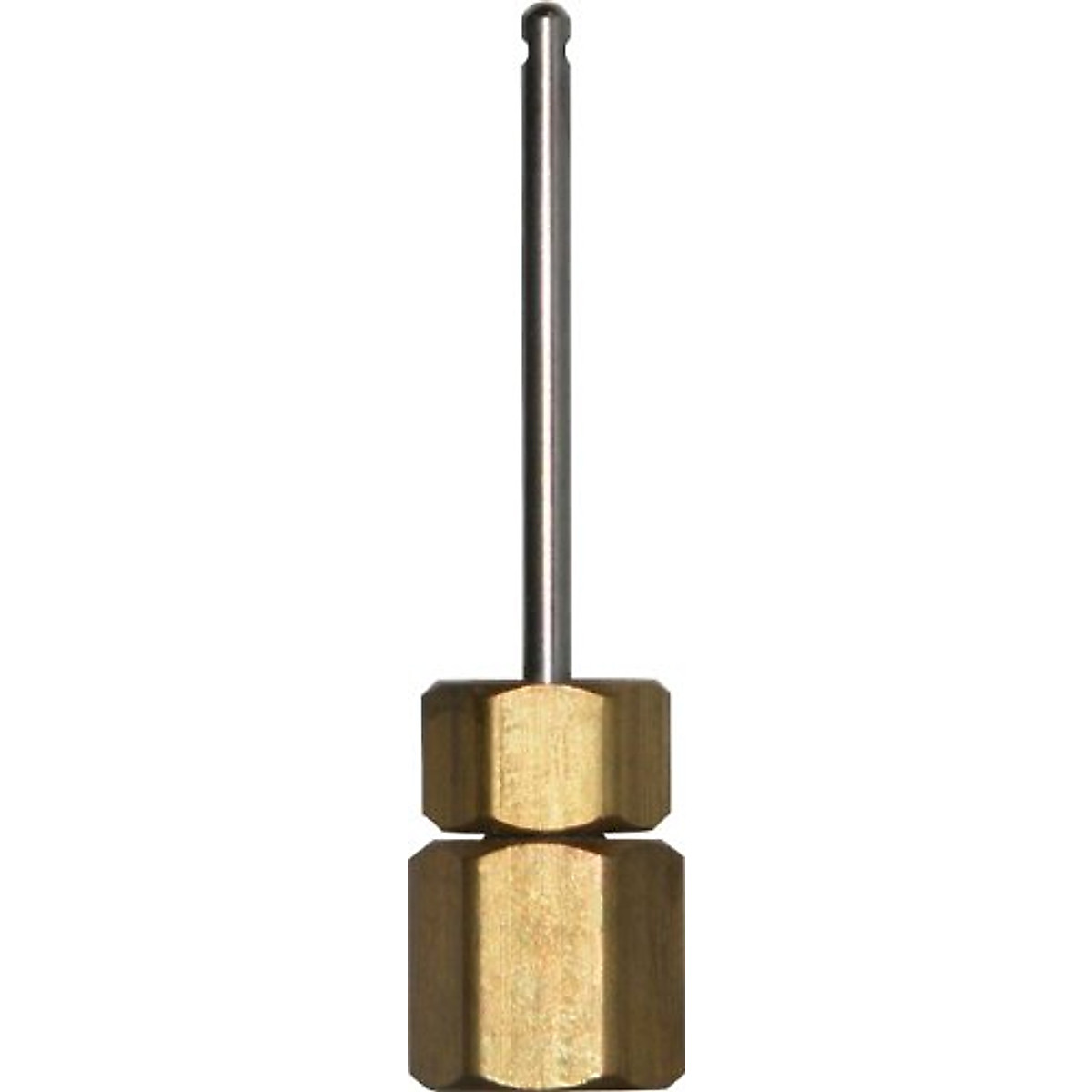 Winters STP Series STP003 Brass Gauge Adaptor, 2-3/4 OAL x 1-3/4" x 1/8" Probe