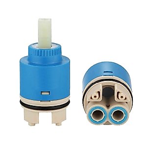 Faucet Valve Replacement Faucet Cartridge Ceramic Disc Cartridge for Single Handle Kitchen Basin Bathroom Faucet Parts (35mm)