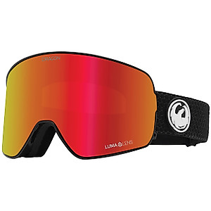 Dragon Alliance Mens NFX2 Snow Goggles, Split/Lumalens Red Ion, Lumalens Light Rose, OFA