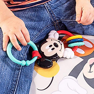 Disney Mickey Mouse Camping with Friends Tummy Time Prop Mat, Ages Newborn +