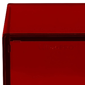 Ultra Pro Eclipse 2-Piece Deck Box: Apple Red - For Pokemon game, MTG, Baseball, Basketball, Football card and other Trading Cards or Board Games storage