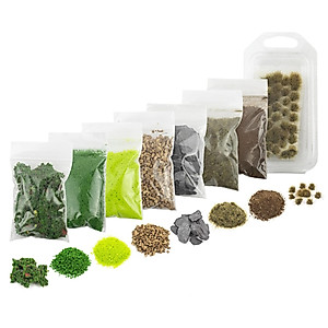 War World Gaming Fantasy Battle Miniature Basing Kit – Wargame Themed Tabletop Layout Terrain Scenery Landscape Model Modelling Figure Diorama Material