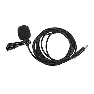 ERINGOGO Lavalier Microphone Mini USB Microphone Wireless Lavalier Mic Lapel Microphone Omnidirectional Lavalier Mic Omnidirectional Microphone Collar Clip Microphone USB-c Microphone TPE