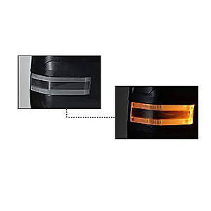 AERDM New Pair Towing Mirrors fit 2014-2018 for Chevy Silverado/for GMC Sierra 1500 2015-2018 for Chevy Silverado/for GMC Sierra 2500 3500 View Mirrors Heated Black with Turn Signals, Clearance Lamp