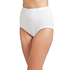 Jockey Women's Underwear Classic Brief - 3 Pack, White, 7