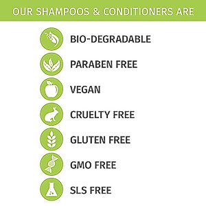 Phillip Adam Apple Cider Vinegar Shampoo and Conditioner Set for All Types of Hair - Sulfate Free - pH Balancing - 12 Ounce Each