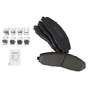 TRQ Front and Rear Brake Pad & Rotor Kit Brake Chemical Kit Brake Pads Brake Rotor Ceramic Compatible with 2013-2021 Ford F-250 Super Duty F-350 Super Duty