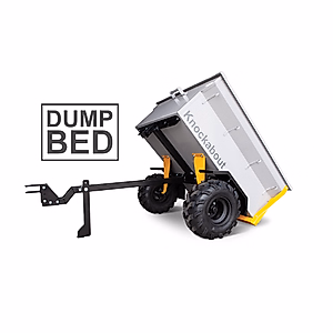 Zimmerman Knockabout Offroad ATV UTV Trailer 1,200 Pound Load Capacity, 18 Inch Wheels, 18 Cubic Feet, Dump Bed