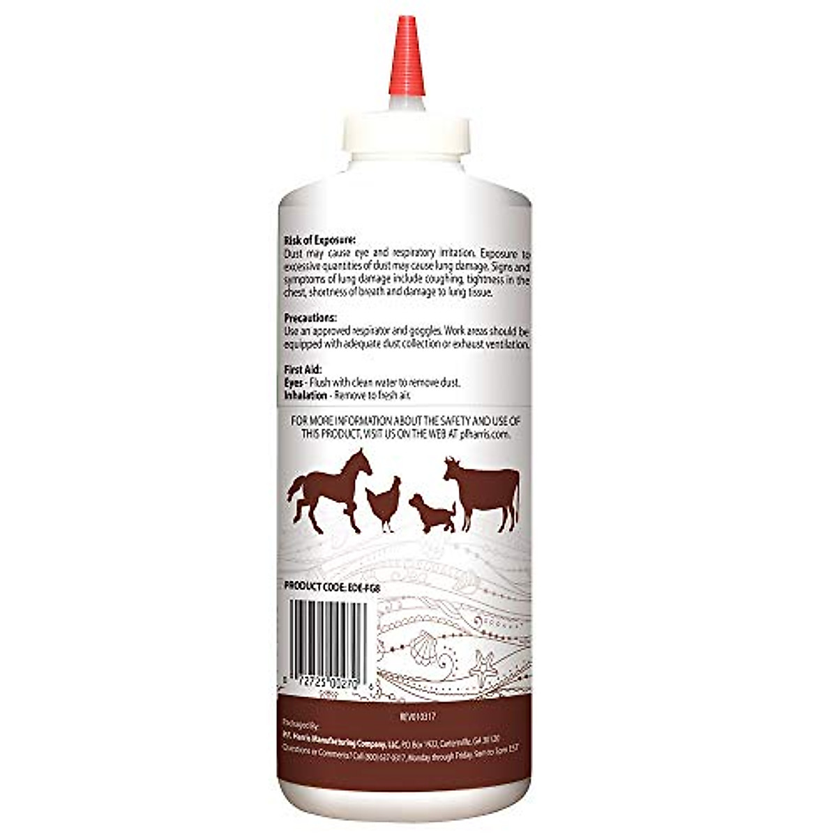 HARRIS Diatomaceous Earth Food Grade, Half Pound with Easy Application Puffer Tip