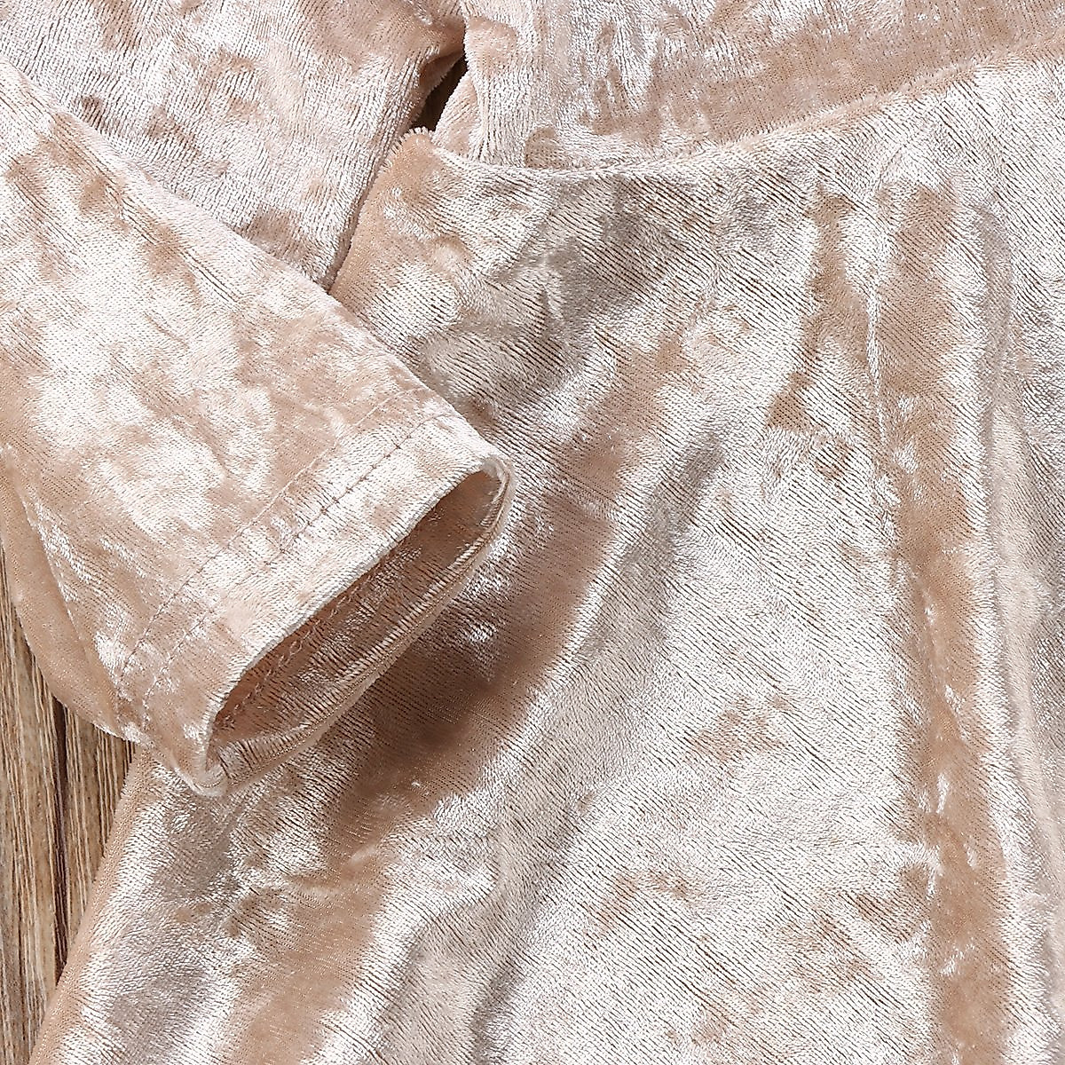 Vintage Princess Kids Baby Flower Girls Dress Silver Velvet Tassels Dresses Ruffle Long Sleeve Floral Lace Dress (Silver, 6-12Months)