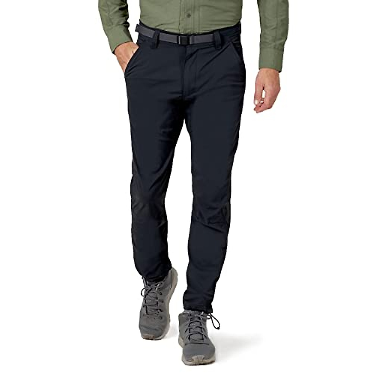 ATG by Wrangler Men's Convertible Trail Jogger, Caviar, 32W x 32L