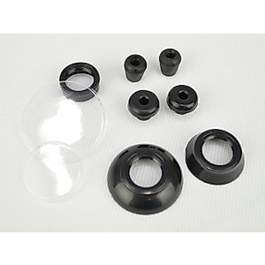 Lightning X Sprague Rappaport Style Dual Head Medical Stethoscope for EMT Nurse - Black