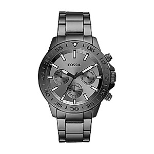 Bannon Multifunction Smoke Stainless Steel Watch