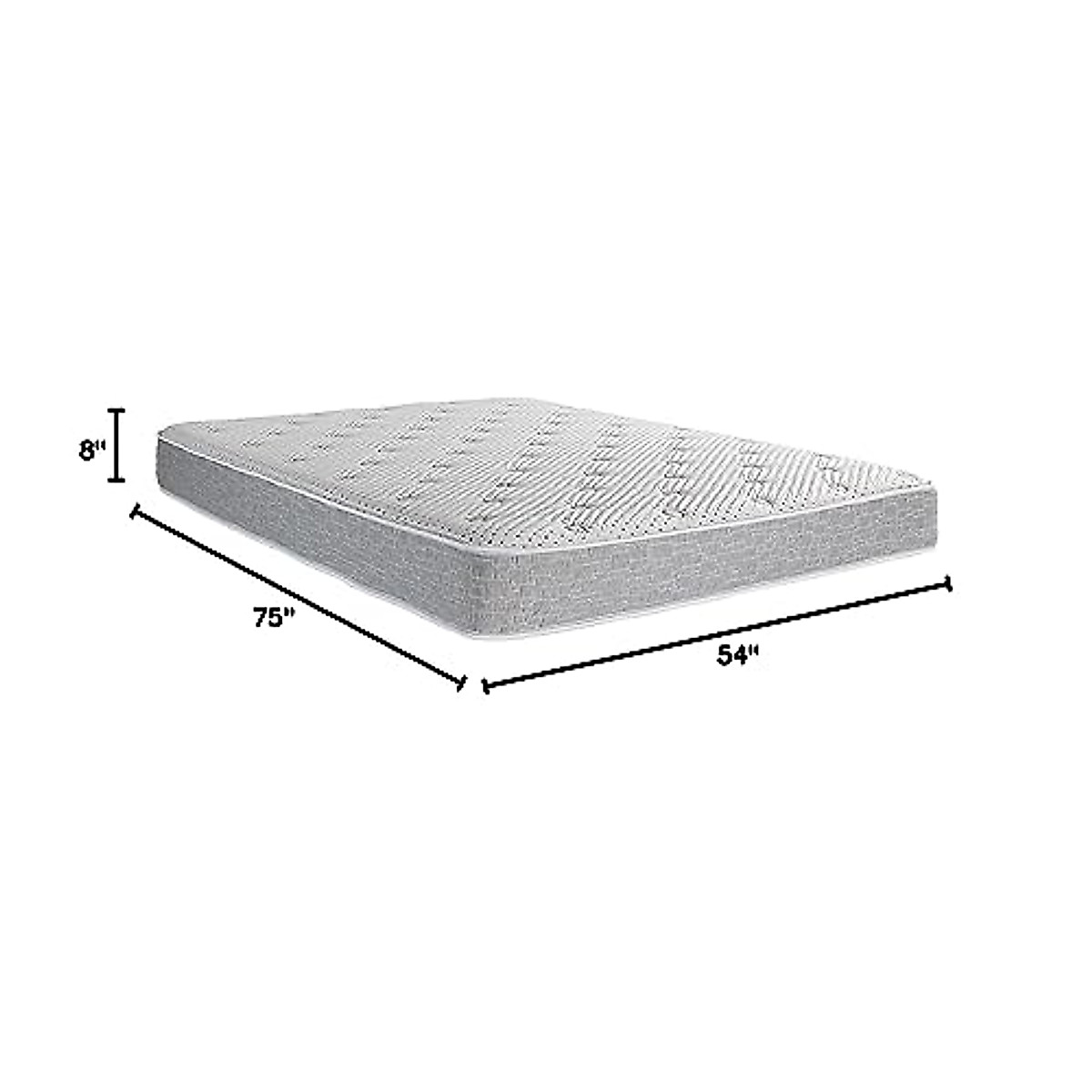 Tulo by Mattress Firm | 8 INCH Memory Foam Plus Coil Support Hybrid Mattress | Bed-in-A-Box | Firm Comfort | Full