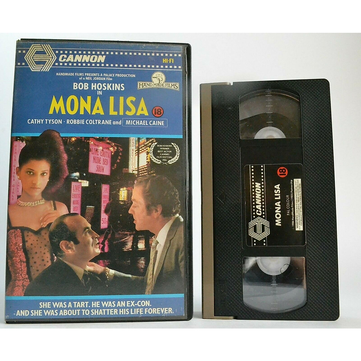 Mona Lisa (1986): Doomed Romantic Drama - Bob Hoskins / Michael Caine - Pal VHS