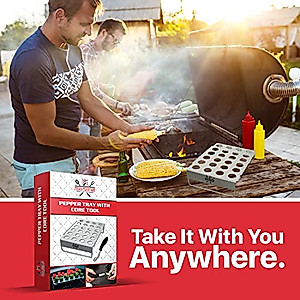 Misko Mountain Flavor Company Pepper Cooking Tray with Core Tool