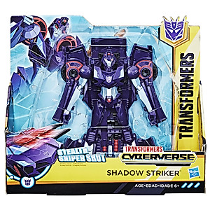 Transformers Cyberverse Ultra Class Shadow Striker E1910 Action Figures