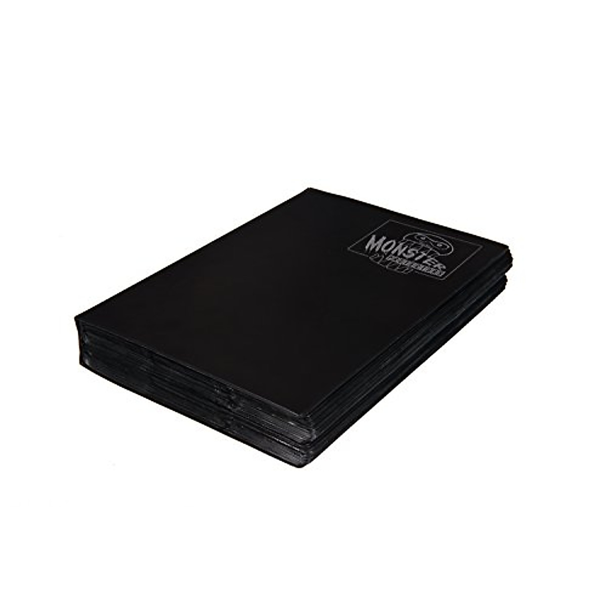 Monster 9 Pocket Trading Card XL Binder - Matte Black Album, Anti-Theft & Anti-Drop TCG Protection w Side Loading Padded Pockets, Double Sided, Holds 720 Cards, For Sport, Gaming, Kpop, Christmas Gift