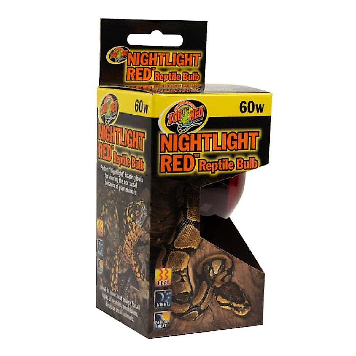 Zoo Med Nightlight Red Reptile Bulb - 60 Watt