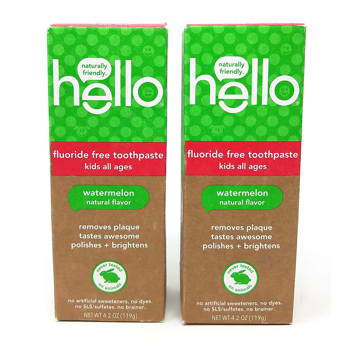 Hello Products LLC - Tpst Natural Wtrmln Flrd Free - Case of 6-4.2 OZ