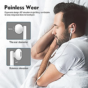 2 Pack Apple Earbuds for iPhone Headphones Wired Earphones with Lightning Connector(Built-in Microphone & Volume Control)[Apple MFi Certified] Noise Isolating for iPhone 14/13/12/11/XR/XS/X/8/7/Pro