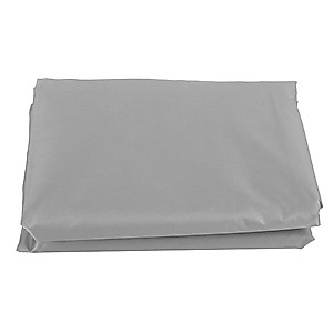 Oumefar Swing Cushion Cover, 3 Seater Chair Waterproof Cushion Replacement Swing Seat Cover for Patio Garden Yard(Grey)