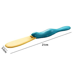 Silicone Jar Spatula Non-Stick Rubber Scraper, Sauce Jar Silicone Scraper Jam Spatula, Bread Butter Spreader, Heat Resistant Spatula Silicone Scraper for Jars