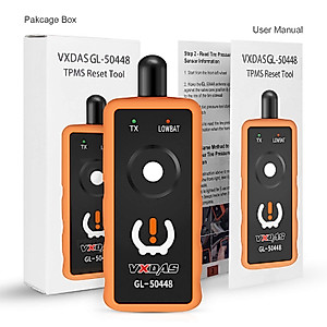 VXDAS GL50448 TPMS Relearn Tool Compatible for GM Chevy Tire Pressure Sensor Reset Activation Tool OEC-T5 for GM/Buick/Chevrolet/Cadillac/Nissan/Series Vehicles 2024 Edition