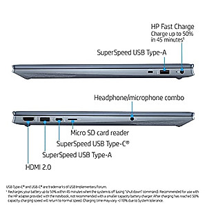 HP High Performance Pavilion 15 15.6" FHD Laptop, 11th Gen Core i7-1165G7, WiFi-6, Backlit Keyboard, USB-C, HDMI, Iris Xe Graphics, 8GB RAM, 512GB PCIe SSD, Win 11