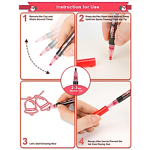 Shimmer Markers Metallic Outline Pens, 12 Glitter Markers for Tween Girls Christmas Gifts Birthday Stuff 4-18, Stocking Stuffers for Kids, Teen Girl Gifts Trendy Stuff, Cool Art Craft Supplies Kit