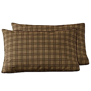 Blue Ridge Home Fashions Whitetail Birch Full Sheet Set, Printed 4-Piece Bed Sheet,Polycotton Fabric,1 Flat Sheet,1 Fitted Sheet & 2 Standard Pillowcases (Full) Brown