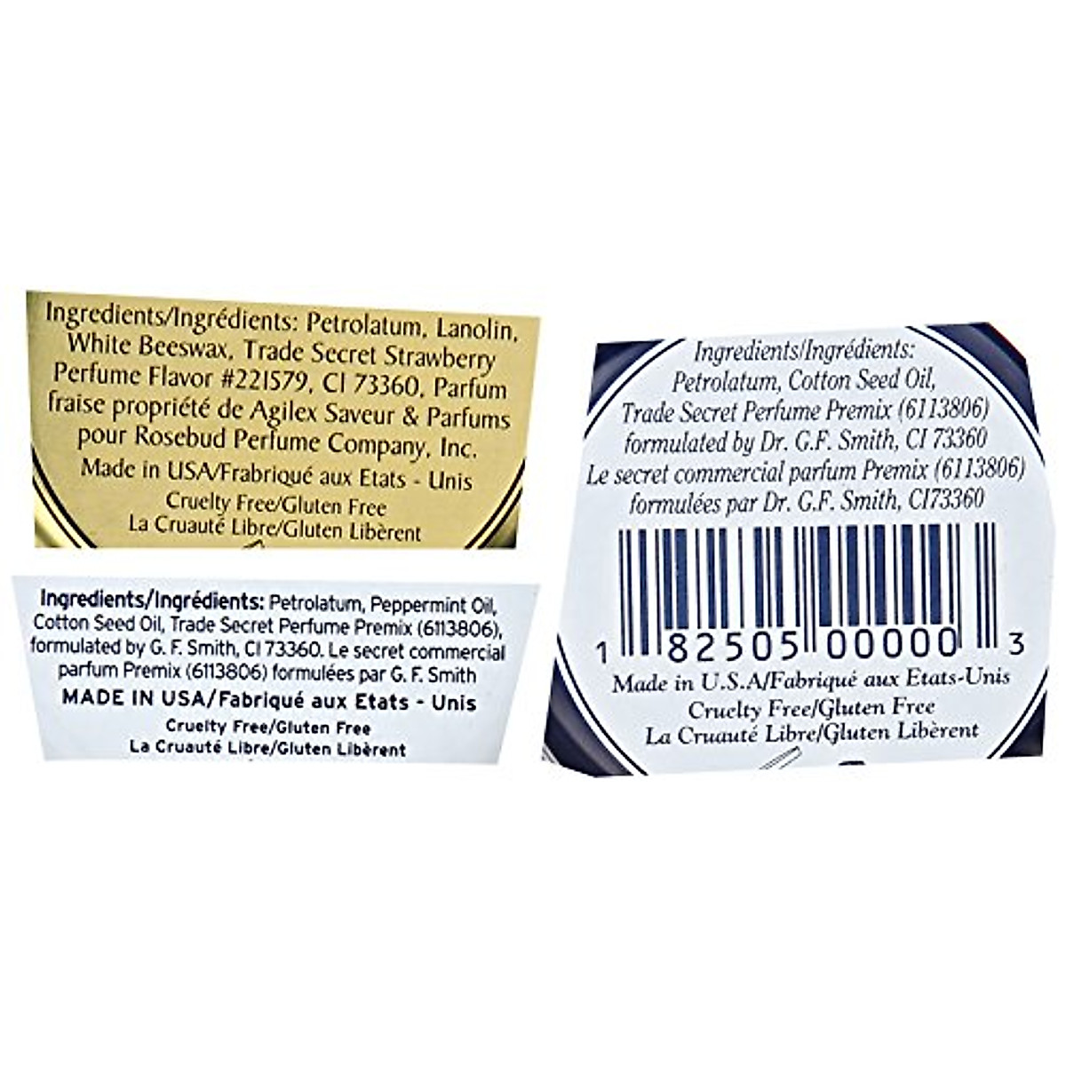 Rosebud Three Lavish Layers Lip Balm, 0.8 Ounce