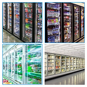 LEDMyplace 18W 4ft LED Freezer/Cooler Tubes T8 V-Shape, 2160 Lumens, 5000k Daylight White, 180° Beam Angle, 100-277V, Tube Lights for Supermarkets Freezer, Grocery Stores, Commercial Freezer Lights