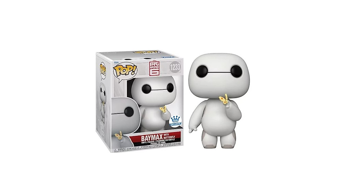 Exclusive Funko POP! Baymax 6" Figure with Butterfly