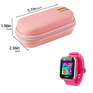 Leayjeen Carrying Case Compatible with VTech KidiZoom Smartwatch DX3，DX2 ，Little Tikes Tobi 2 Robot Smartwatch Sedzofan Smart Watch and More Smart Watch for Kids Accessory(Case Only)