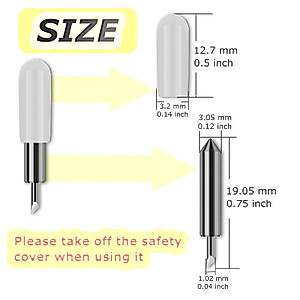 THANMAO 20 PCS Replacement Cutting Blades Compatible with Joy, Cut Vinyl Fabric Carbide Standard Blade Compatible with Joy Machine