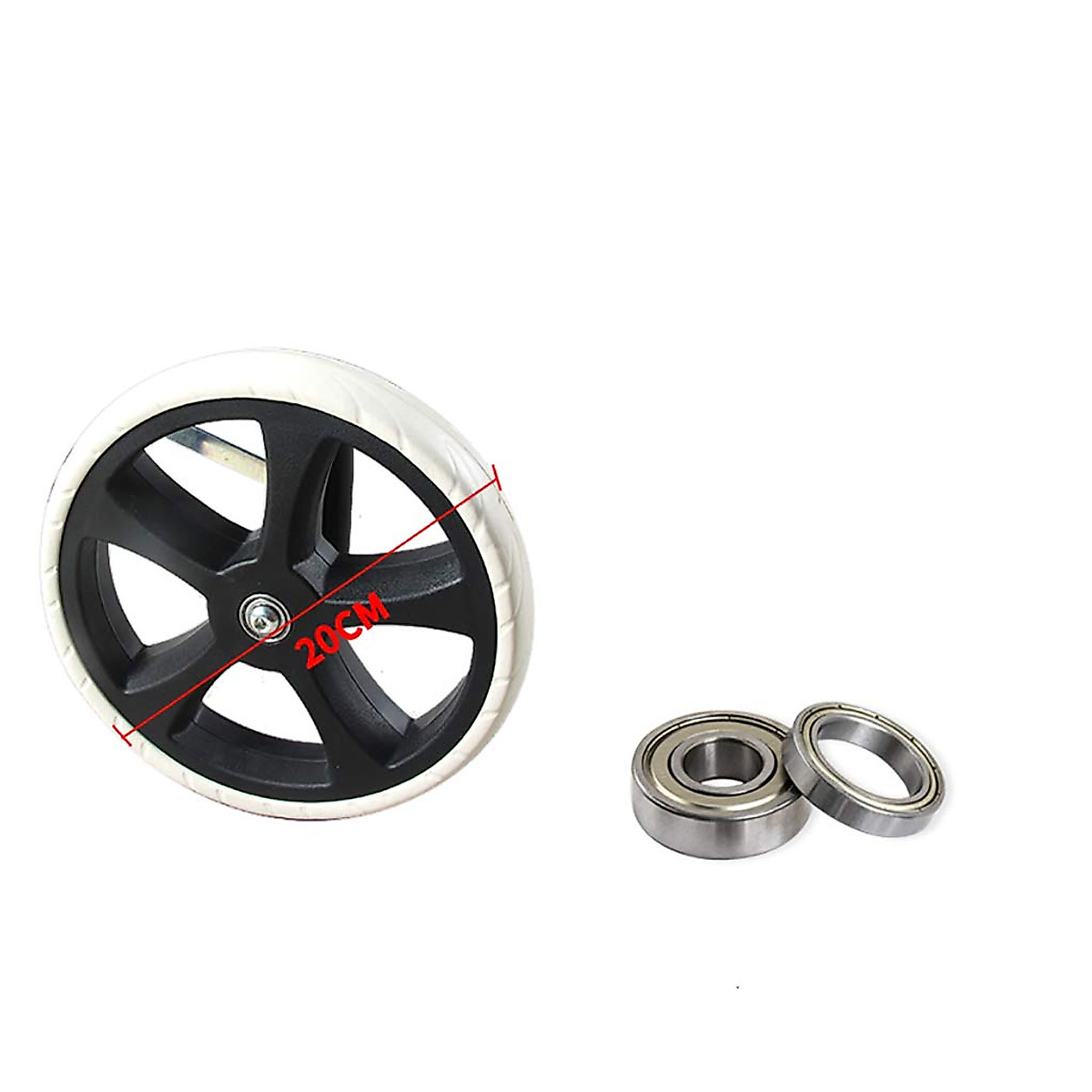 Hand Trucks Folding Shopping Trolley Light Portable with 2 Round Shopping Cart Luggage Bag Groceries Trolleys ( Size : A )