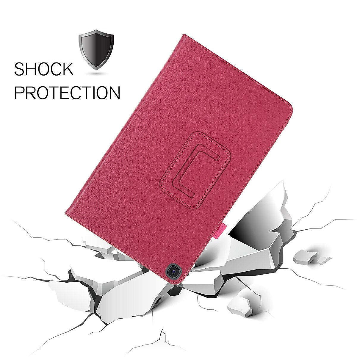 elitegadget Case for Onn 11" Tablet Pro (2023 Model 100110027) - Magnetic Slim Lightweight Folio PU Leather Folding Stand Cover Case for Onn 11 inch pro Tablet + 1 Random Stylus (Hot Pink)