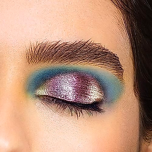 CHARMACY Chameleon Liquid Eyeshadow, Intense Color Shifting, Highly Pigment Multichrome Eyeshadow Liquid Makeup, Long Lasting, Shimmer, Easy To Wear Metallic Eye Makeup, 1.6g (#06)