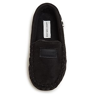 Lucky Brand Boy's Micro-Suede Moccasin Loafer Slippers