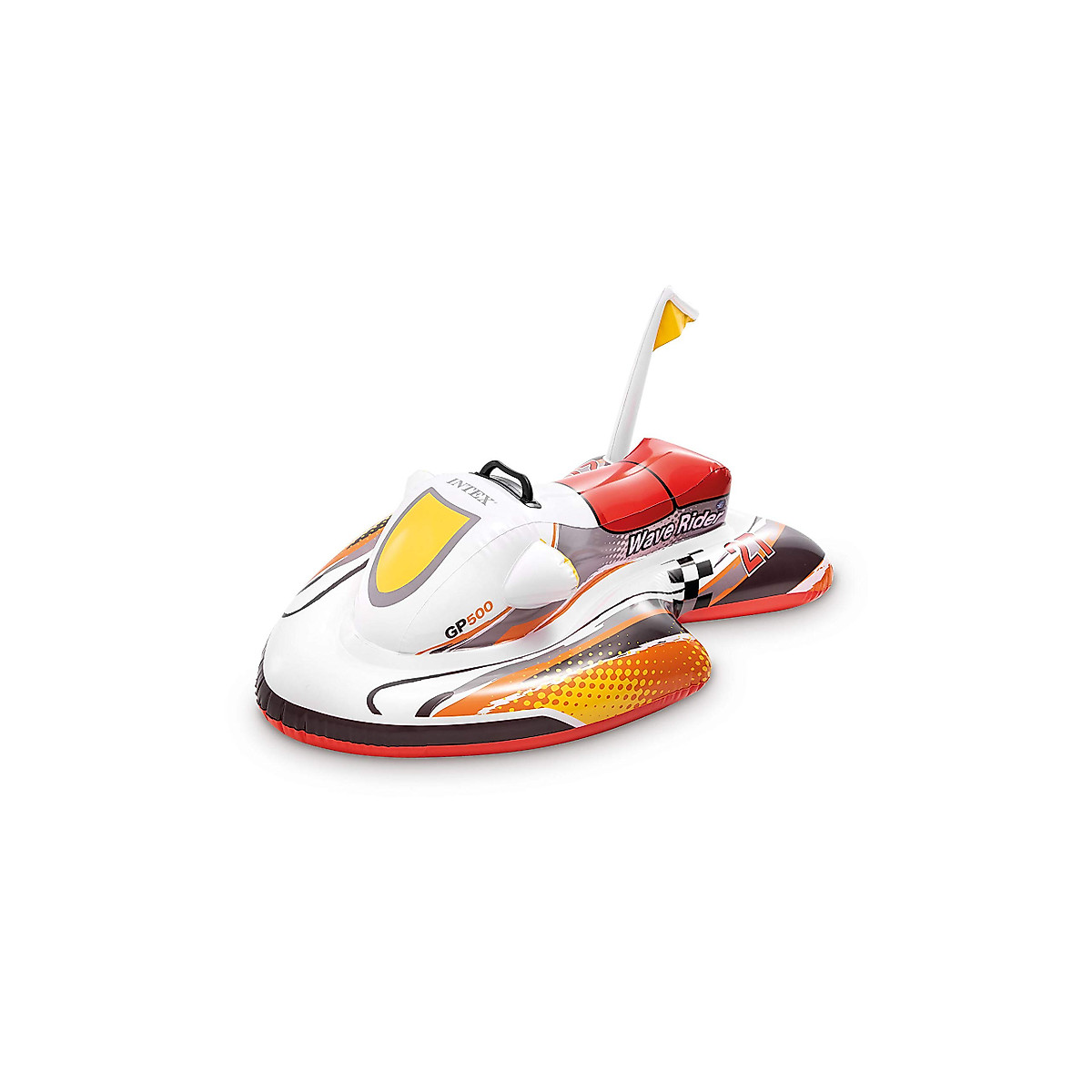 INTEX Wave Rider Inflatable Pool Float: Pool Toy For Kids – Heavy-Duty Handle – 88lb Weight Capacity – 46" x 30.5" – For Ages 3+