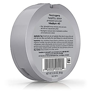 Neutrogena Healthy Skin Pressed Powder, Medium 40