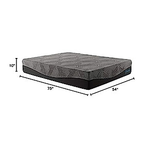 Slumber Solutions Active 10-inch Charcoal Memory Foam Mattress Full