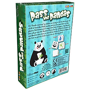 Pass The Pandas - Family-friendly activity, dice rolling game, fun party option, kids' dice game, board game for kids, strategy play, fast-paced fun